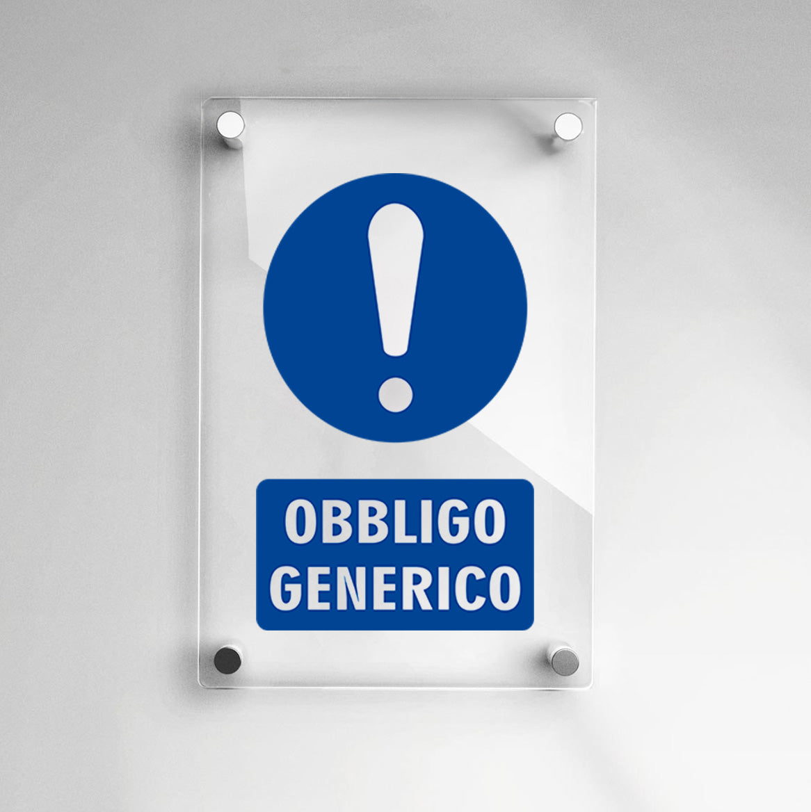 CARTELLI DI OBBLIGO IN PLEXIGLASS – GLOBAL PUBBLICITÀ