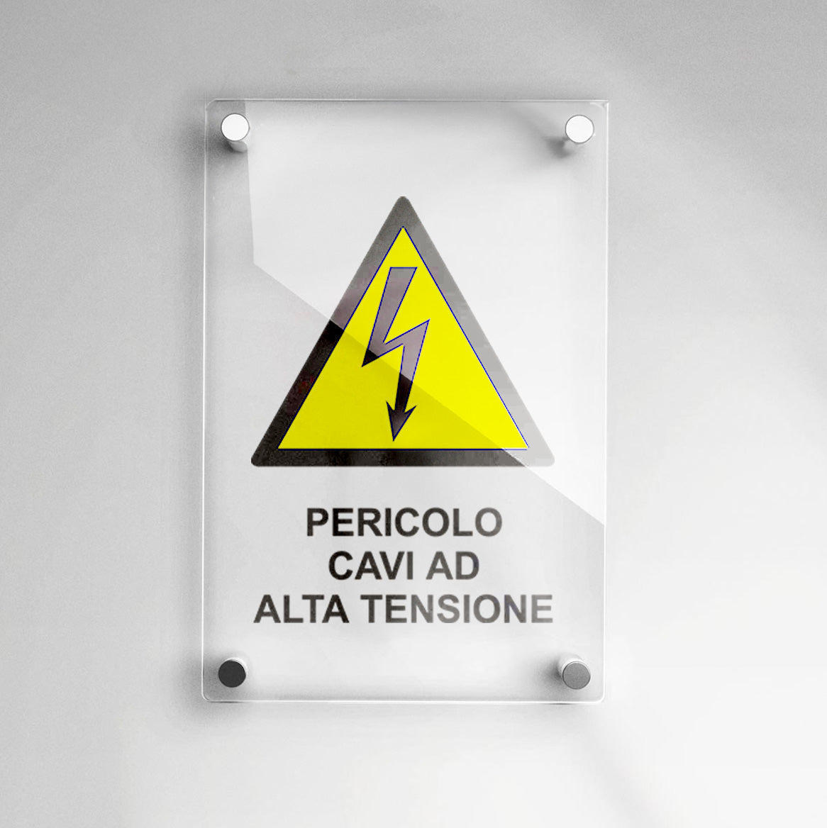 CARTELLI DI PERICOLO IN PLEXIGLASS – GLOBAL PUBBLICITÀ