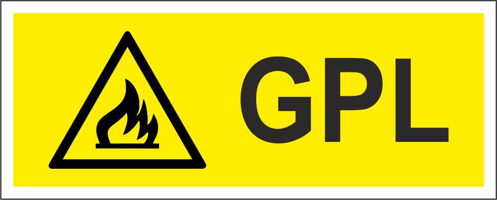 GPL mod 2 - CARTELLO SEGNALETICO UNI ISO 7010 in Adesivo Resistente, P ...